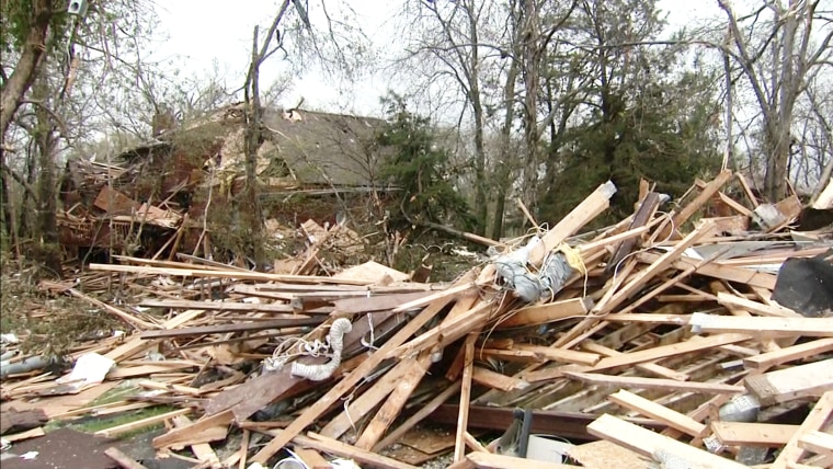 Residents Clean Up After Iowa Storm