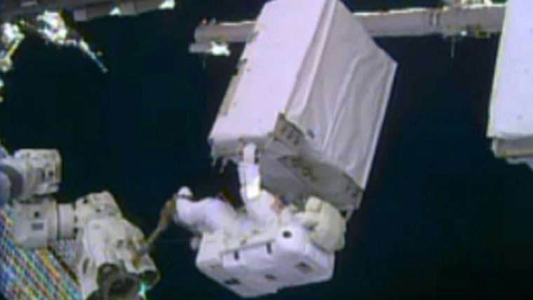 Spacewalkers finish crucial space station repairs in time for Christmas