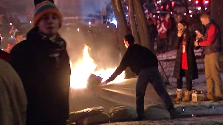 Riot Cops Use Tear Gas on Columbus Crowds After Ohio State Win