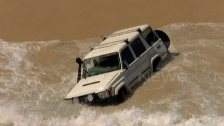 WATCH: Police Chase Ends With Car Driving Into Ocean