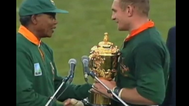 springboks mandela