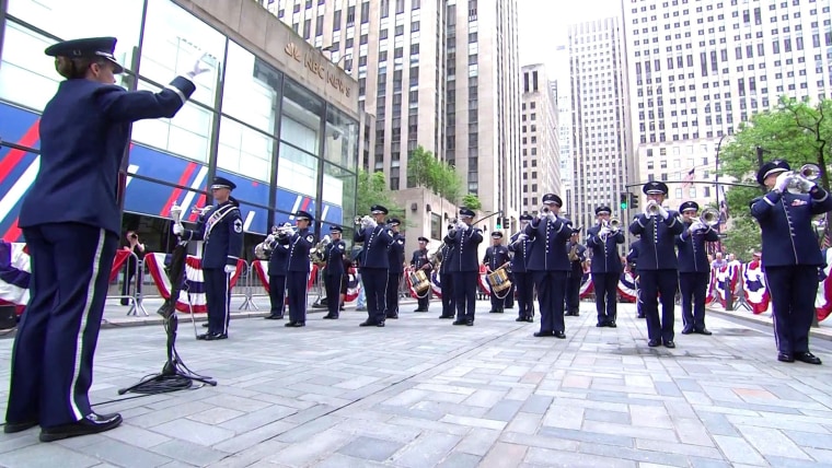 US Air Force Band’s ceremonial brass performs ‘God Bless America’ live ...