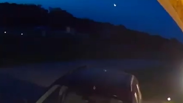 Video catches fiery meteor shooting across the night sky over Texas