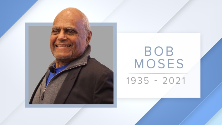 Bob Moses, civil rights leader and crusader of math education, dies at 86