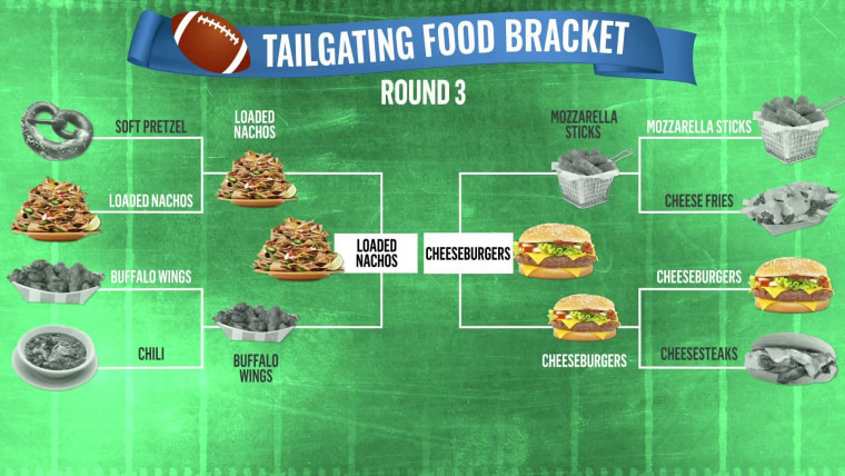 TODAY’s Top Tailgating Food bracket: It’s loaded nachos for the win!