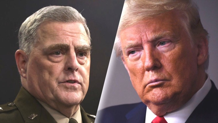 Revelations about Gen. Milley and Trump’s final months in office stir ...