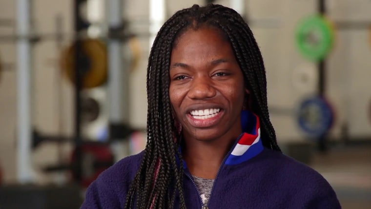 Short track speed skater Maame Biney races towards gold in 2022 Beijing ...