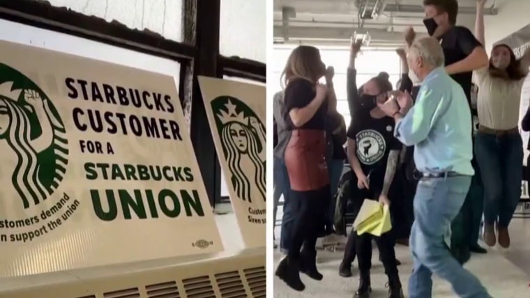 Starbucks employees fight for unionization