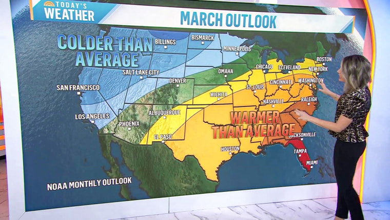 Spring season begins with warmer than average temperatures in the East