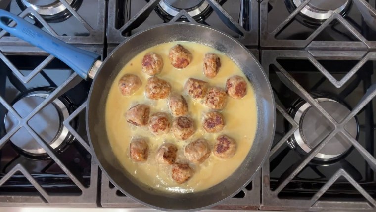 Joy Bauer's Mustard-Maple Meatballs Recipe