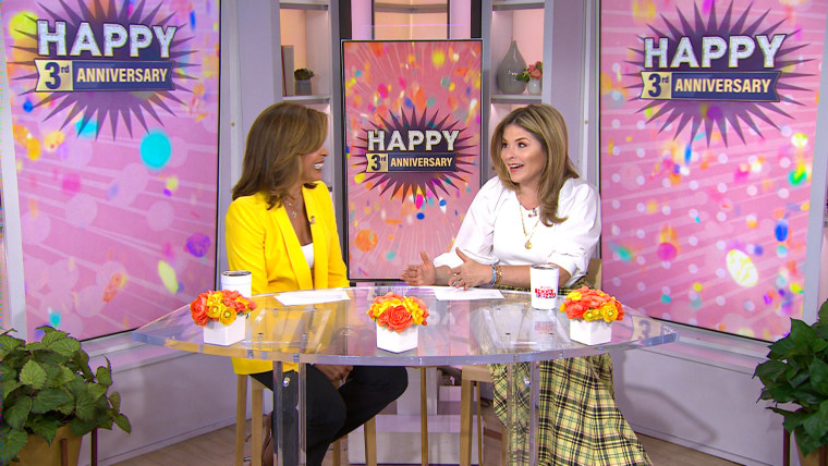 Hoda and Jenna celebrate 3 years of co-hosting together!