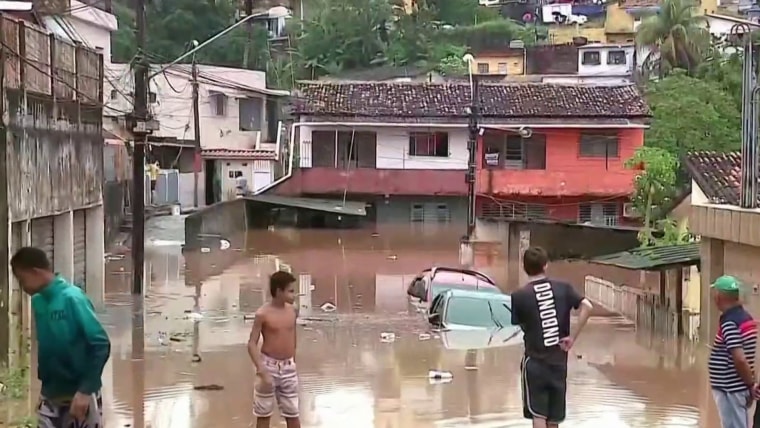 Floods and landslides kill at least 91 people in Brazil