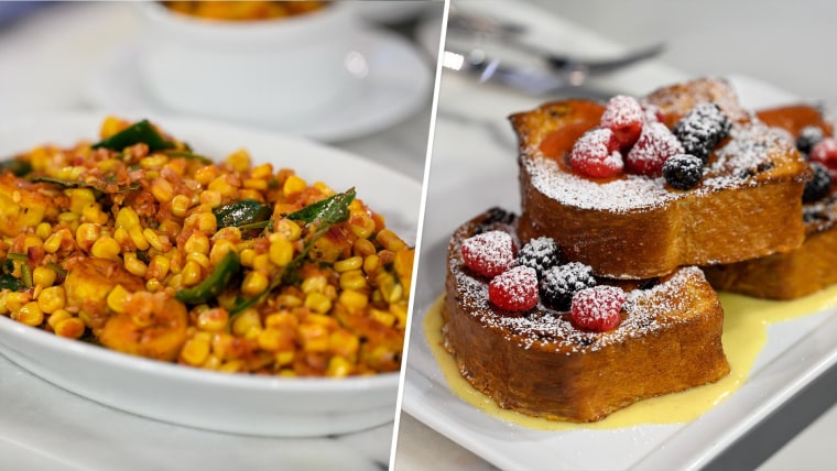 Tres Leche French Toast with Guava Puree and Vanilla Sauce Recipe