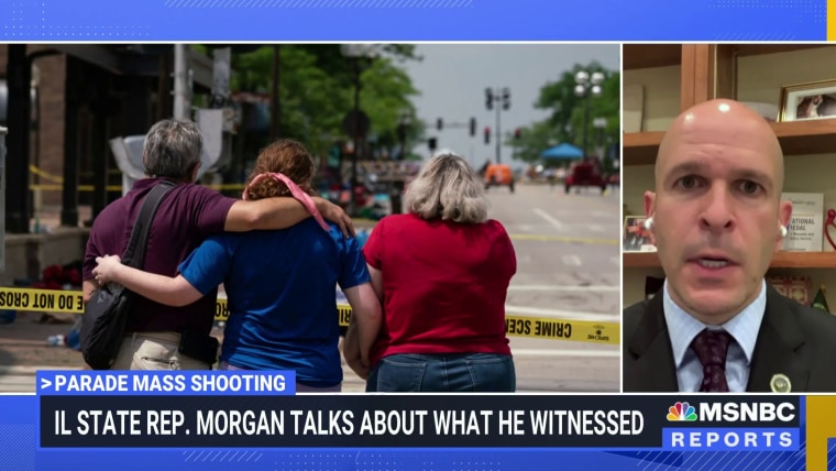 Illinois State Rep. Bob Morgan on witnessing Highland Park shooting