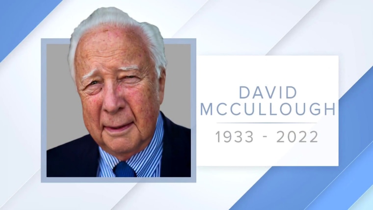 David McCullough, Pulitzer Prize-winning historian, dies at 89