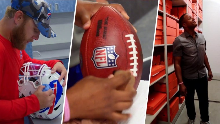 Go behind the scenes with the Buffalo Bills' equipment staff