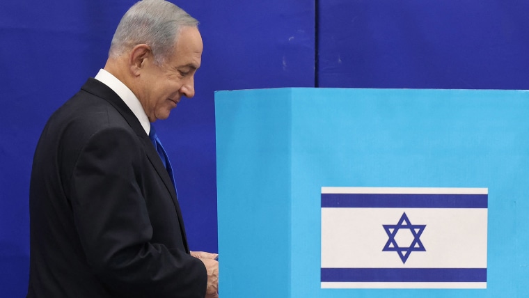 Leading candidates cast their votes in Israel's fifth election since 2019