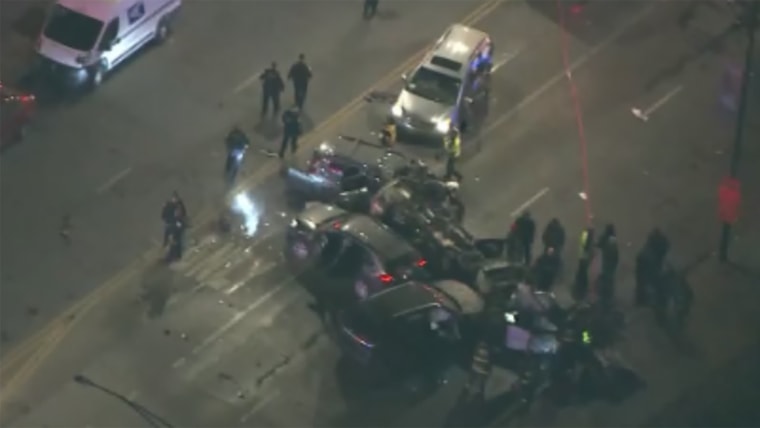 2 dead after fiery, wrong-way crash involving stolen car in Chicago ...