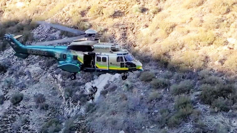 Video shows dramatic helicopter rescue after vehicle plunged into ...