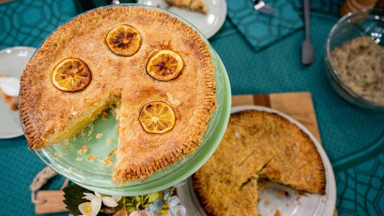 Savory mushroom pot pie and sweet lemon pie: Get the recipes