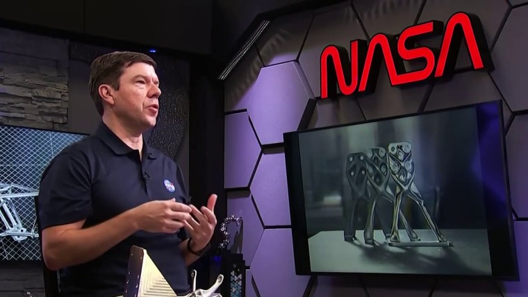 NASA engineers use A.I. to design spacecraft parts