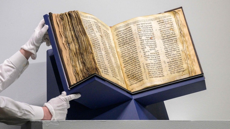 Codex Sassoon Hebrew bible sets record price at an auction