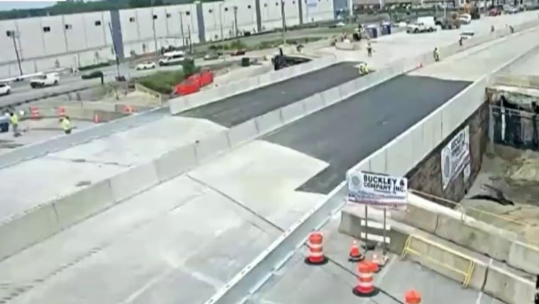 Philadelphia highway set to reopen tomorrow after fiery collapse