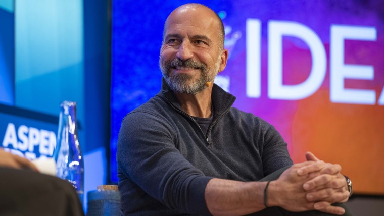 Uber CEO talks future of ride-sharing, pledge to go green