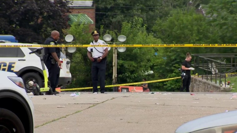 Baltimore block party shooting: Police continue search for suspect Baltimore block party shooting: Police continue search for suspect