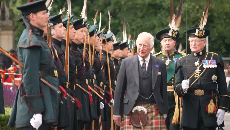 King Charles visits Scotland to celebrate Holyrood week