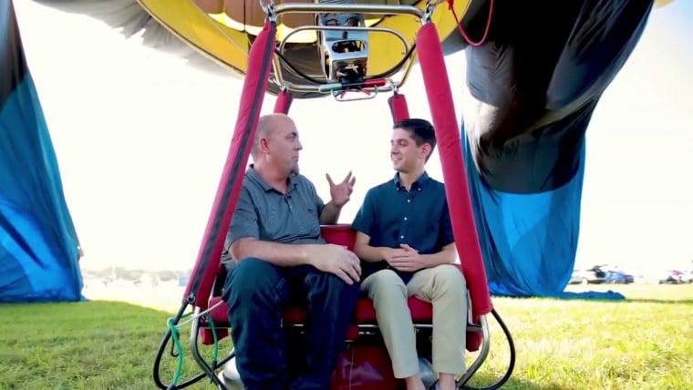 World's first paraplegic hot air balloon pilot speaks about ...
