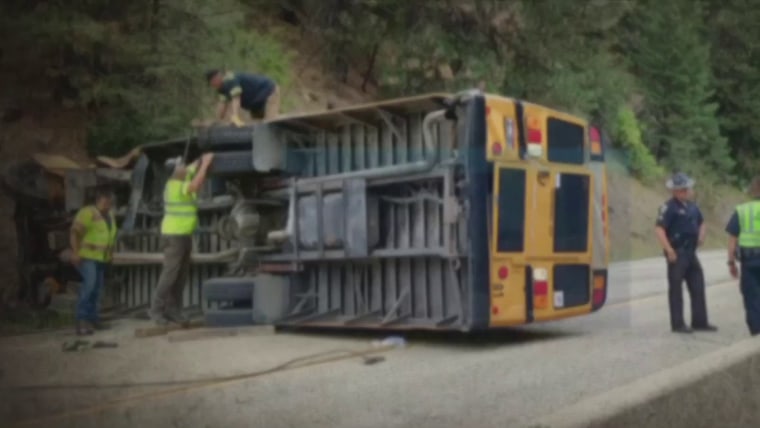 11 injured in Idaho school bus crash, authorities report