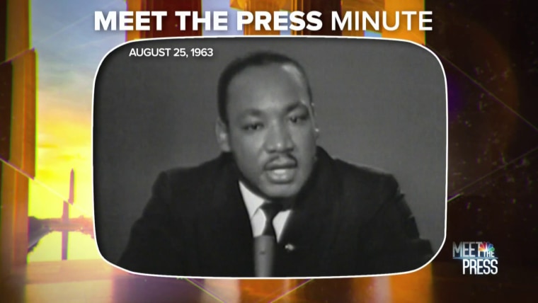 Meet the Press Minute: Dr. Martin Luther King Jr. previews the March on ...