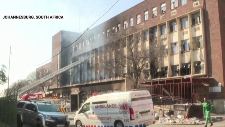 Over 70 killed in building fire in Johannesburg, South Africa