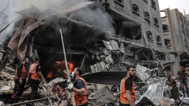 Israeli warplanes pummel the Gaza Strip as it regains control of land