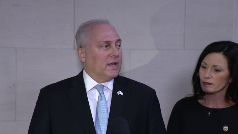 Rep. Scalise speaks after winning GOP nomination for House speaker