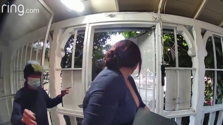 Women caught on camera stealing safe from elderly couple in California