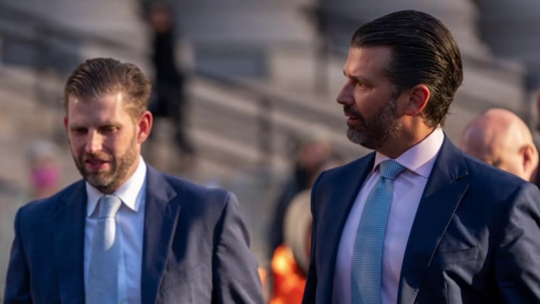 Don Jr. and Eric Trump testify in New York civil fraud case