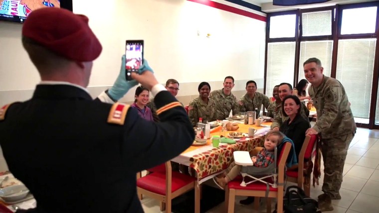 How US armed forces keep Thanksgiving spirit while deployed