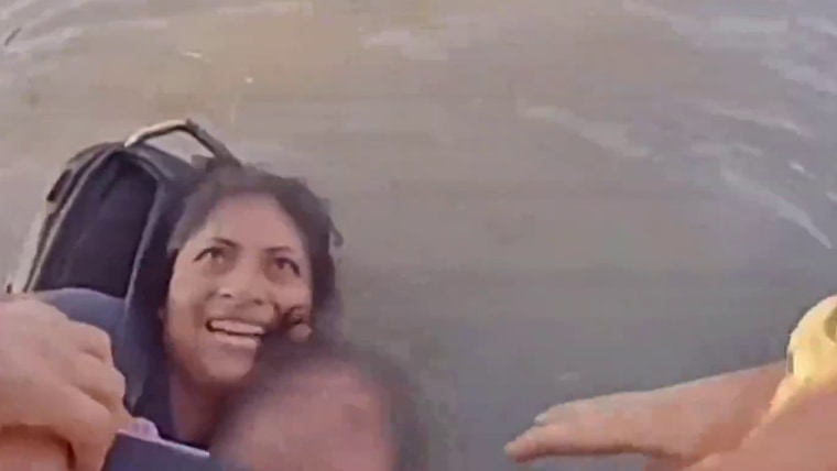 Drowning migrant family rescued by Texas officers in Rio Grande