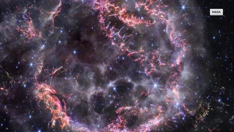 Exploding star captured by NASA’s James Webb space telescope