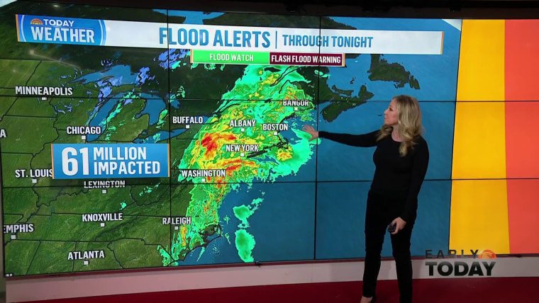 Millions placed under weather alerts in the mid-Atlantic, Northeast regions