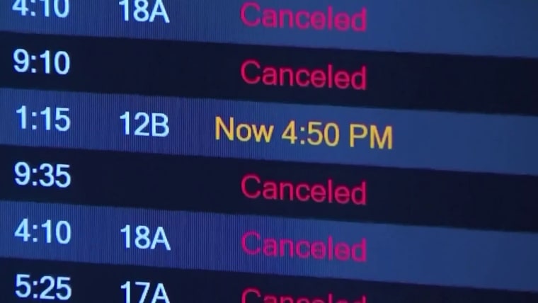 Severe weather causing travel delays across country