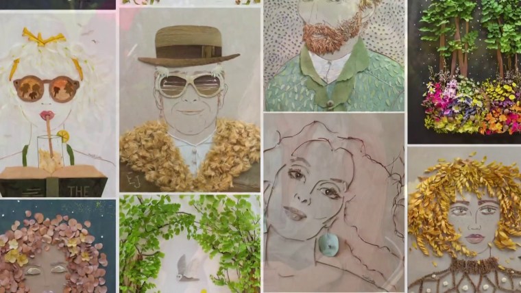 How a woman's flower art blossomed after painful health setback