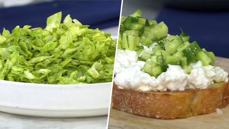 Baked by Melissa's Viral Recipes: Cucumber Cottage Cheese Toast, Green ...