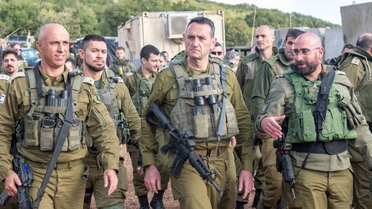 Israeli army chief of staff inspects forces on northern border with Lebanon