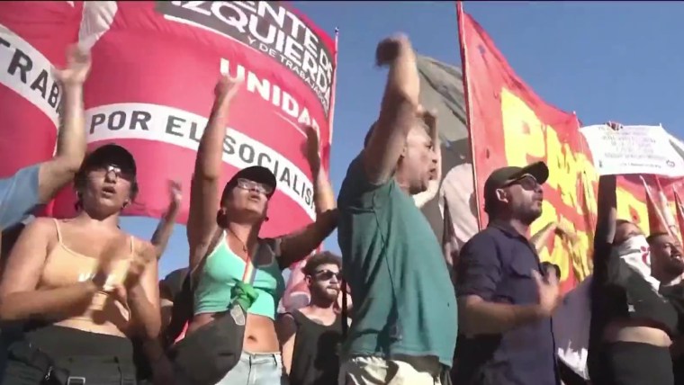 Protests erupt in Argentina over proposed economic bill