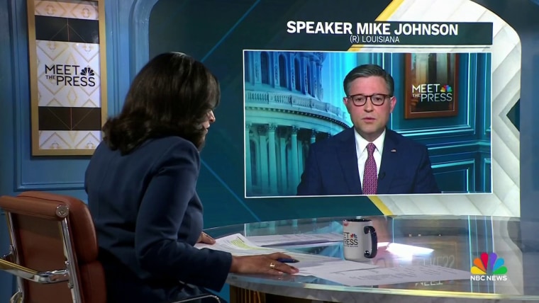 Speaker Johnson says he wasn’t offered briefing on the Senate border deal