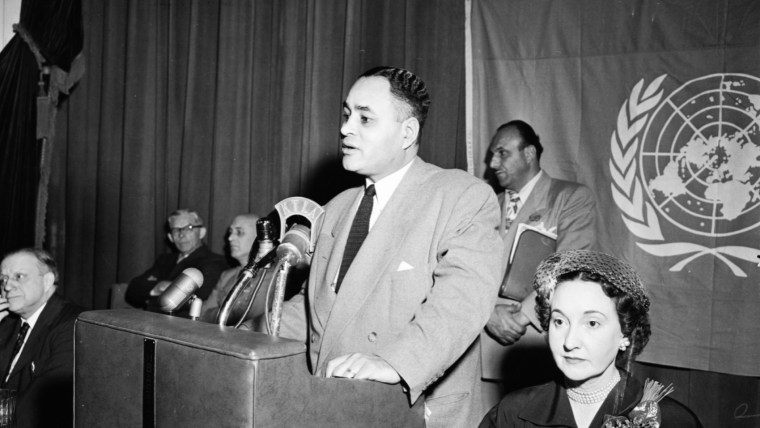 The History of Ralph Bunche, the first person of color to win the Nobel ...