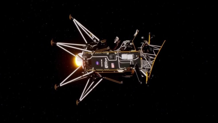 Odysseus Spacecraft Closes In On Moon Landing